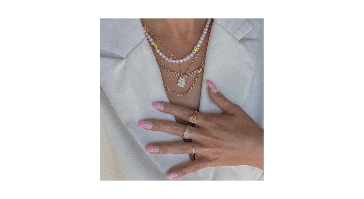 Click here for HaHa Necklace - Yellow  pearl prices