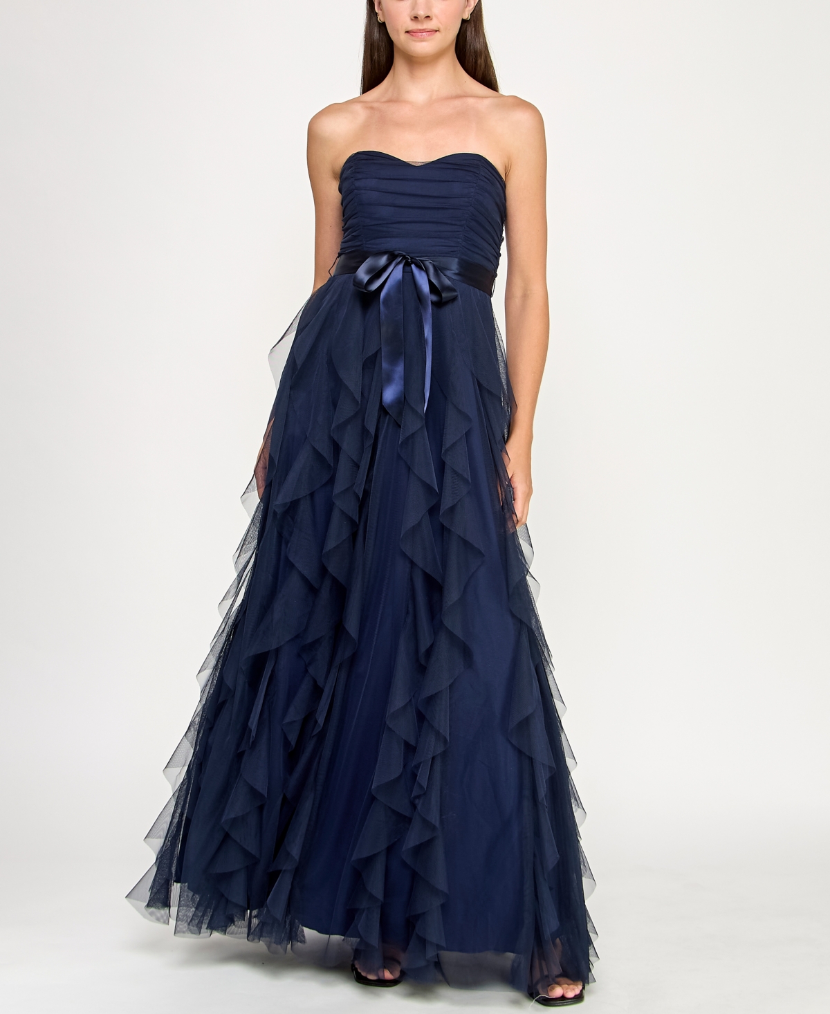 Click here for pear culture Womens Strapless Sweetheart Ball Gown... prices