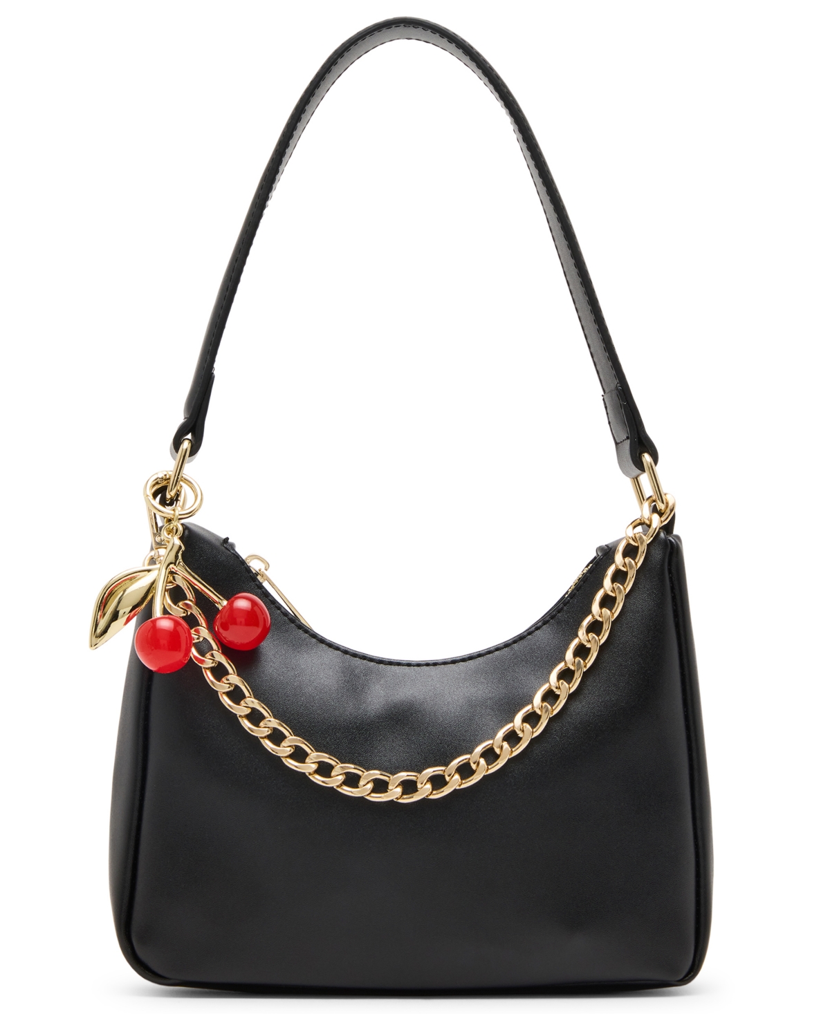 Click here for Madden Girl Womens Zip Top Shoulder Bag - Black prices