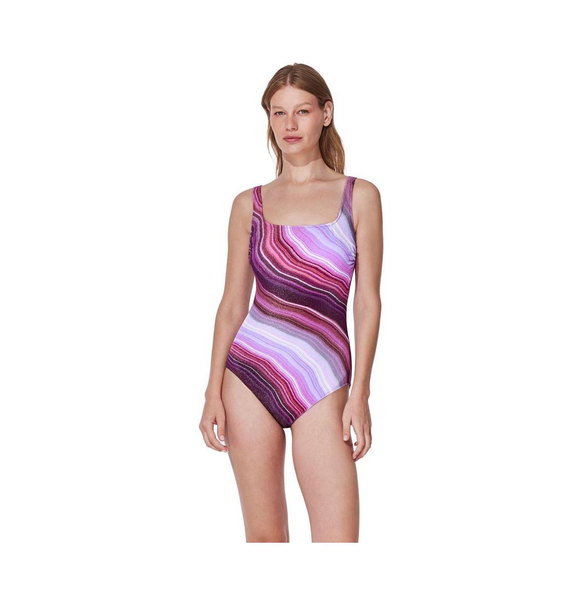 Click here for Gottex Womens Marble Dream Square Neck One Piece -... prices