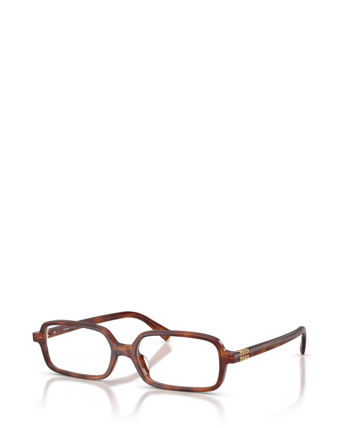 Click here for Miu Miu Womens Square Eyeglasses  Mu 01YV - Stripe... prices