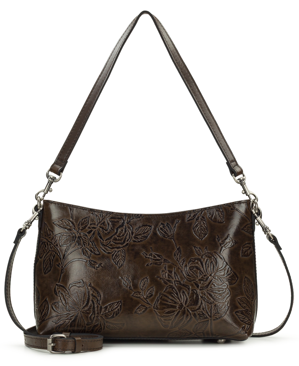 Click here for Patricia Nash Betta Medium Leather Crossbody  Crea... prices