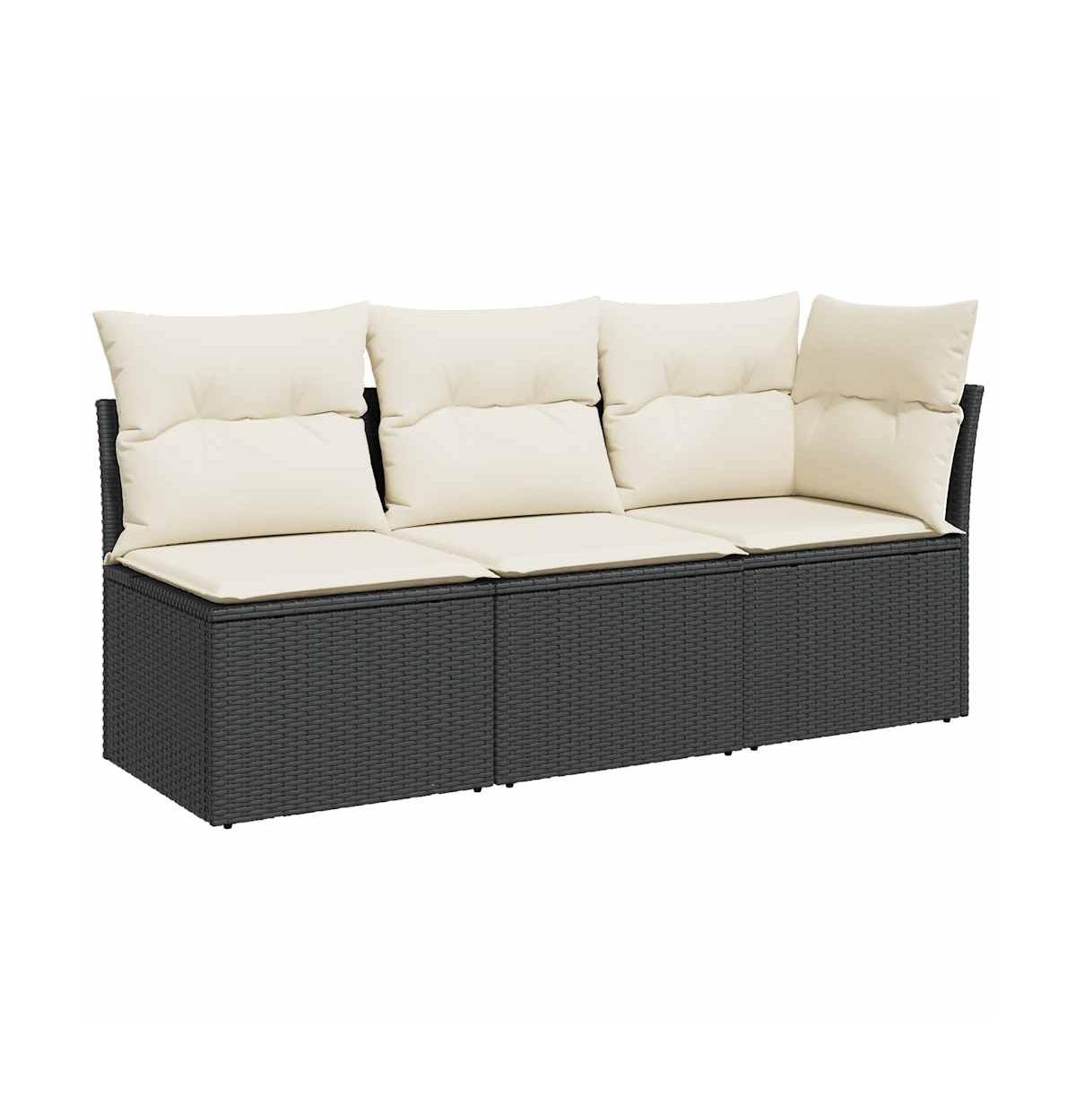 Click here for Garden Sofa Black  Cream White prices