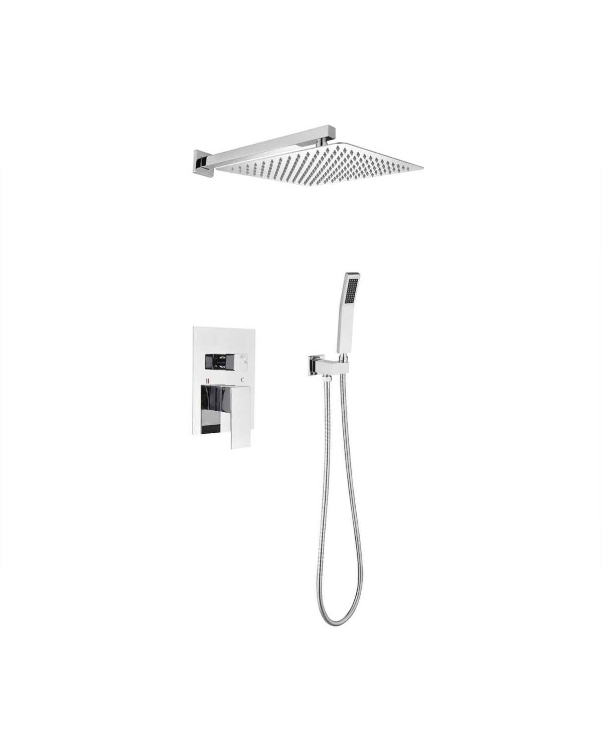 Click here for Rainsken 12" Rain Chrome Shower Head Systems... prices