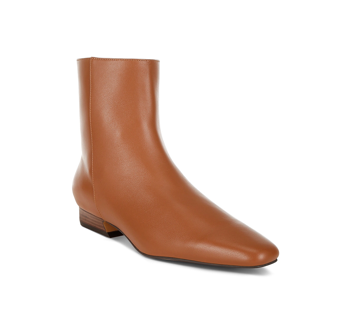 Click here for Obita Flared Heel Genuine Leather Boots Women - Be... prices