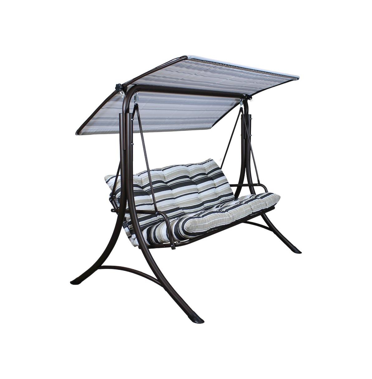 Click here for Sunjoy 3-Person Deluxe Outdoor Patio Garden Steel... prices