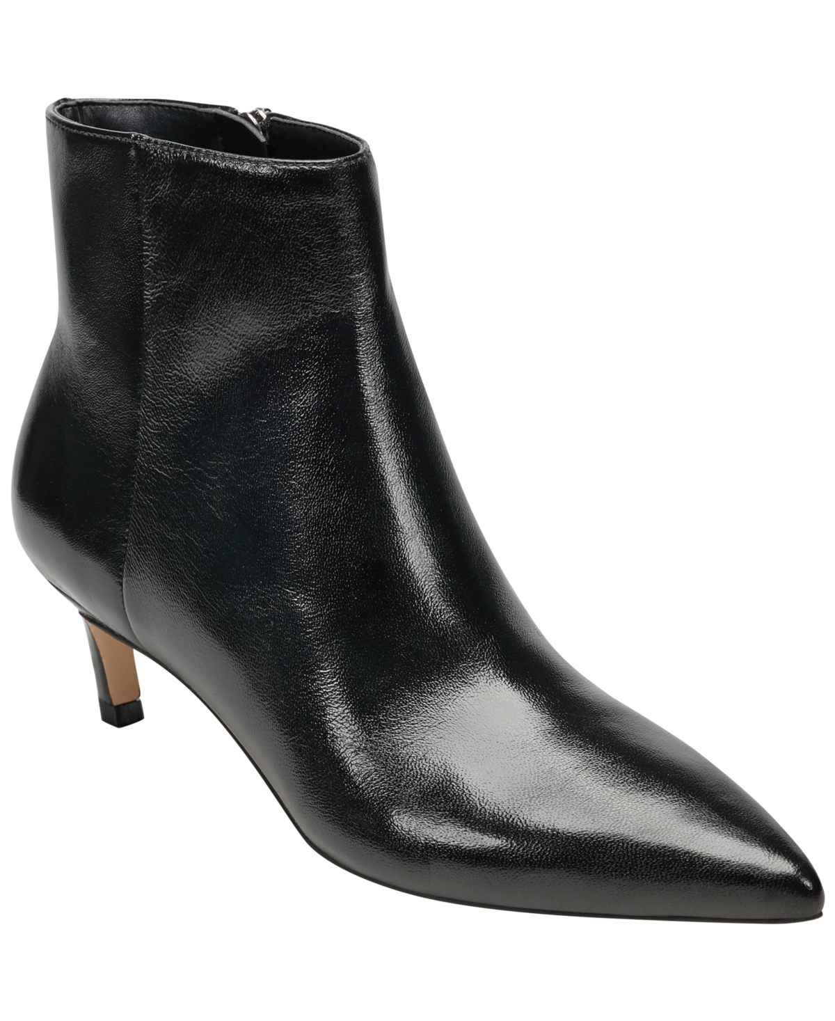 Marc Fisher Ltd Womens Itzia Pointed Toe Dress Booties - Black Leather