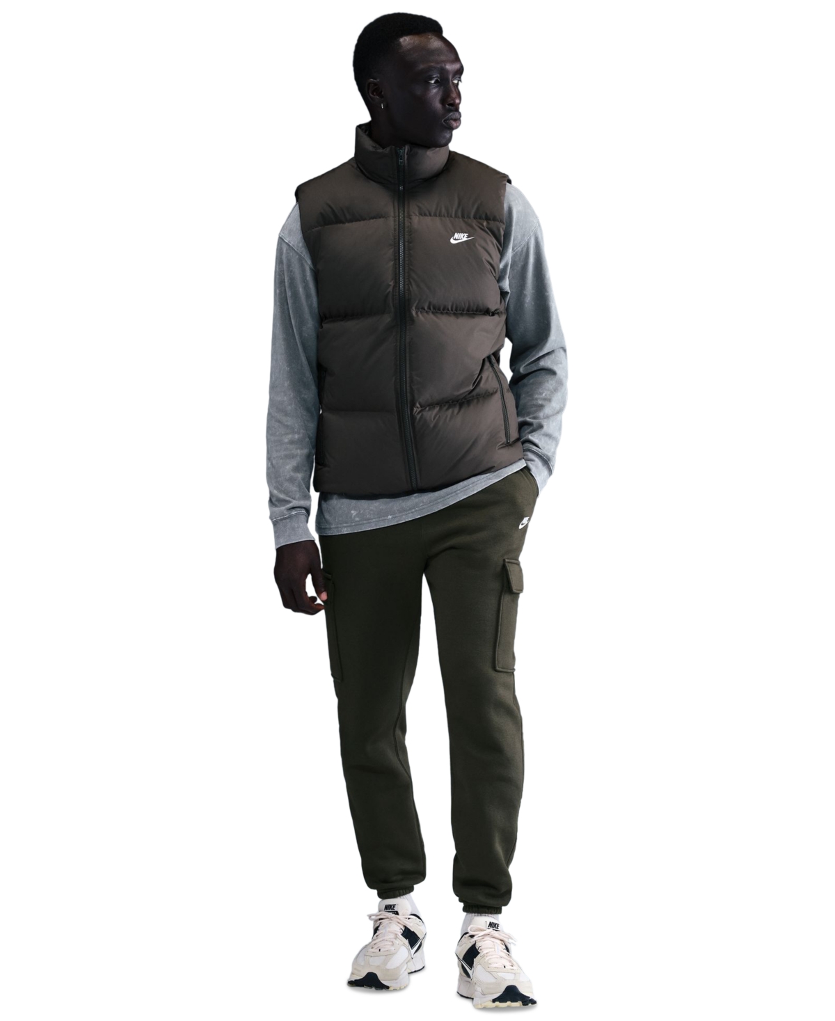 Click here for Nike Mens Club Fleece Cargo Pants - Sequoia/sequoi... prices