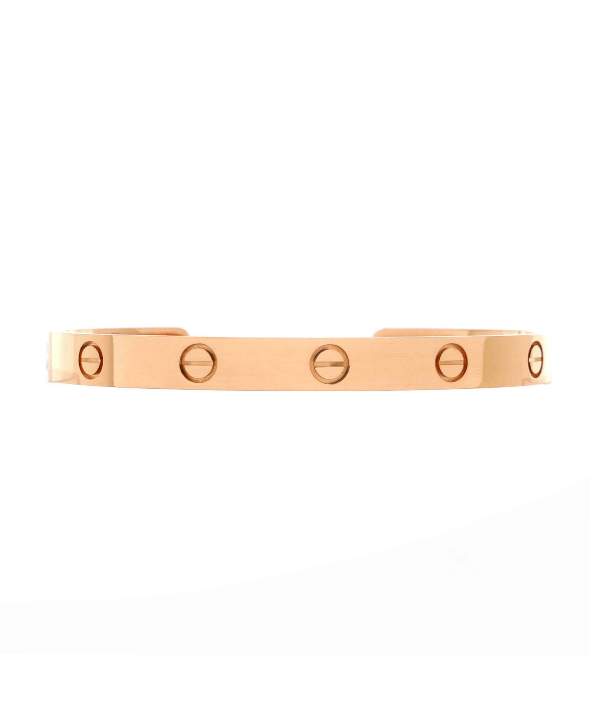 Click here for Pre-Owned Cartier Love Cuff Bracelet - 18k rose go... prices
