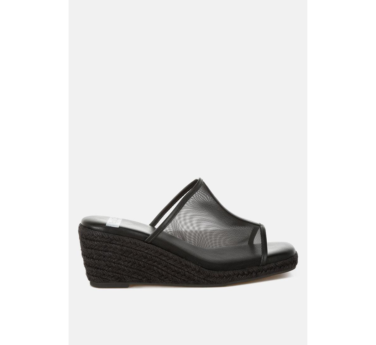 Click here for Rag & Co Seraphine Breathable Mesh Slip-On Wedges... prices
