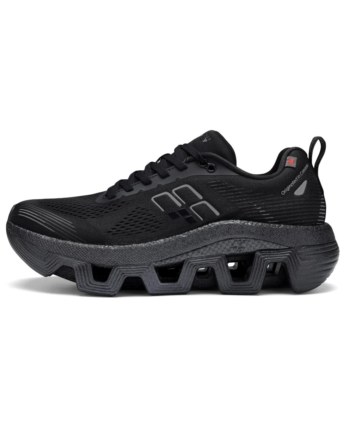Click here for Pinnip Mens Performance Sneakers Tide- Fro - Black prices