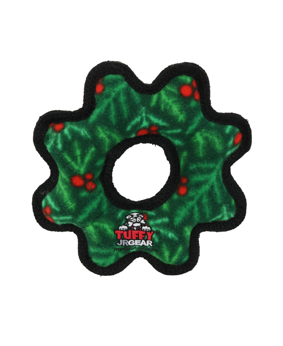 Click here for Tuffy Holiday Jr Gear Ring Wreath  Durable Plush S... prices