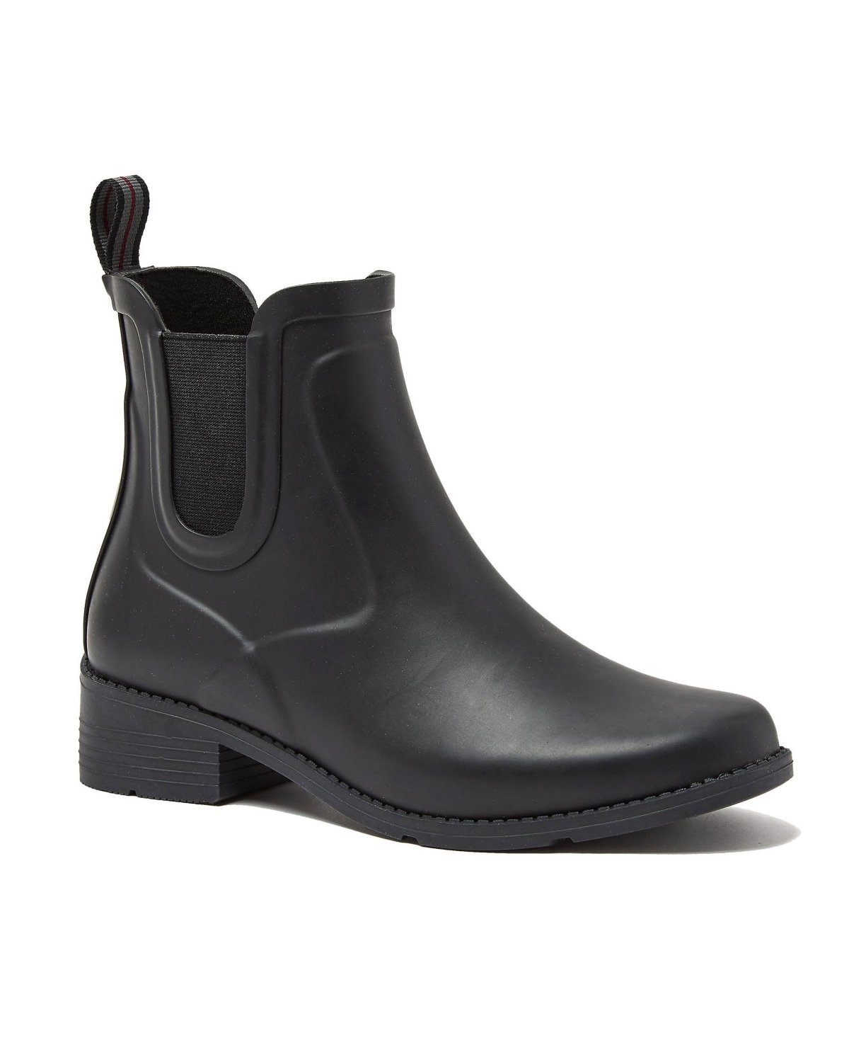 Click here for Lands End Womens Rubber Chelsea Rain Boots - Black prices
