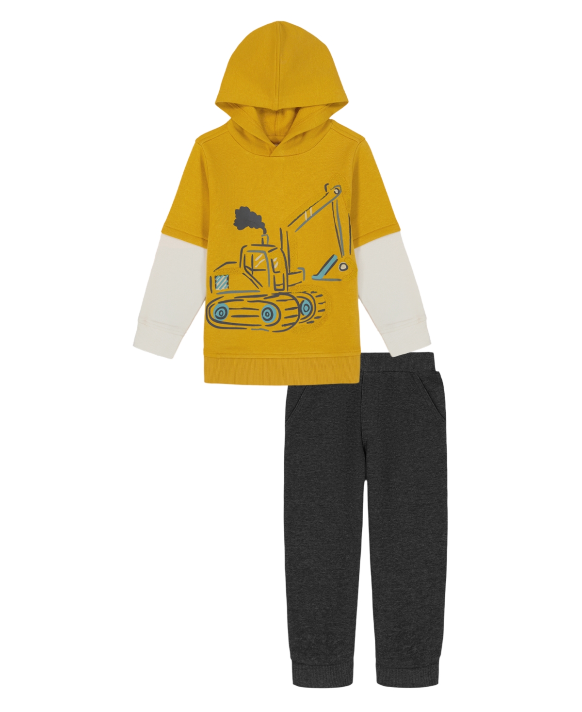Click here for Kids Headquarters Boys 4-7 2-Piece Long Sleeve Hoo... prices