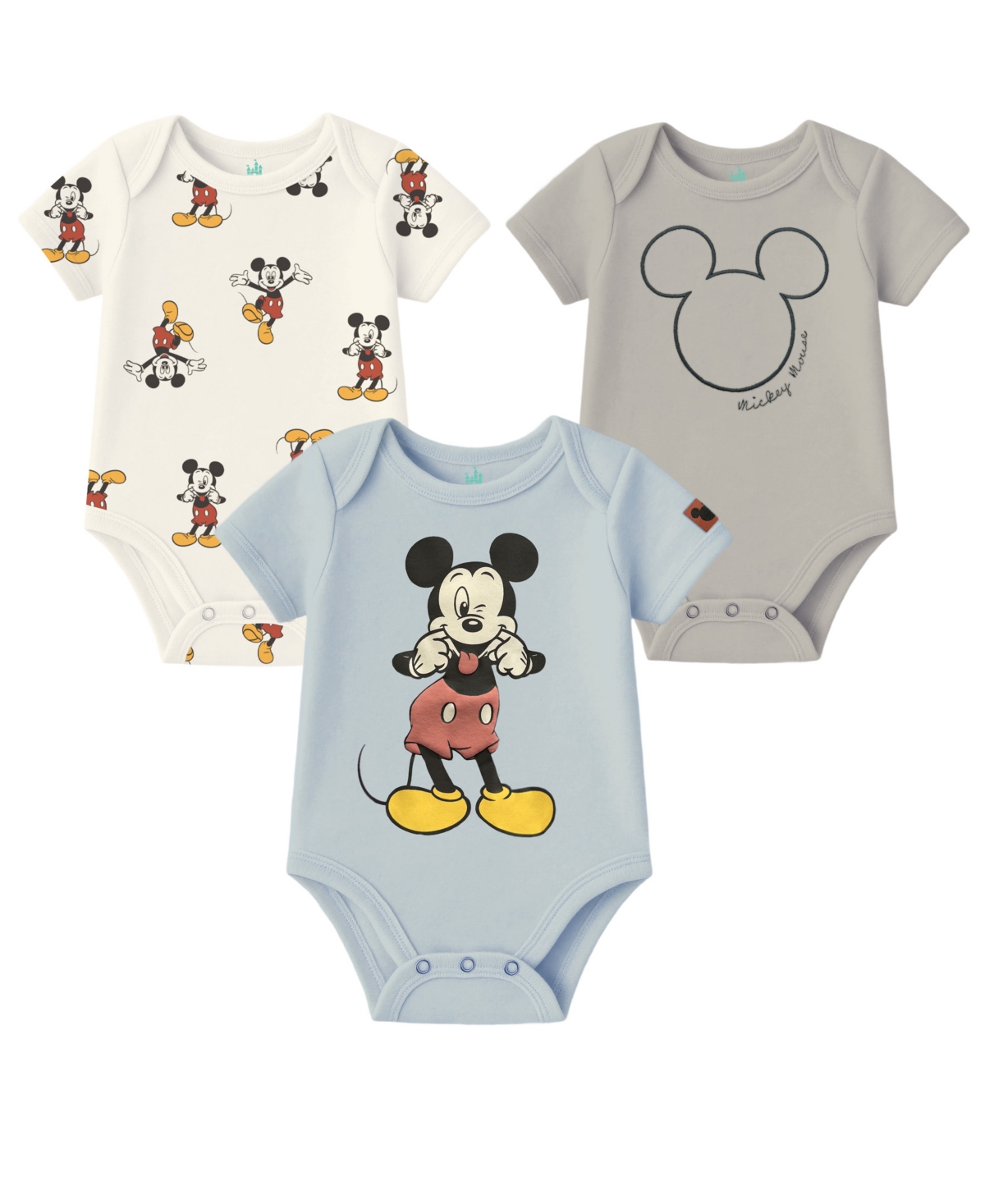 Click here for Disney Baby Boys 3-Pack Mickey Mouse Short Sleeves... prices