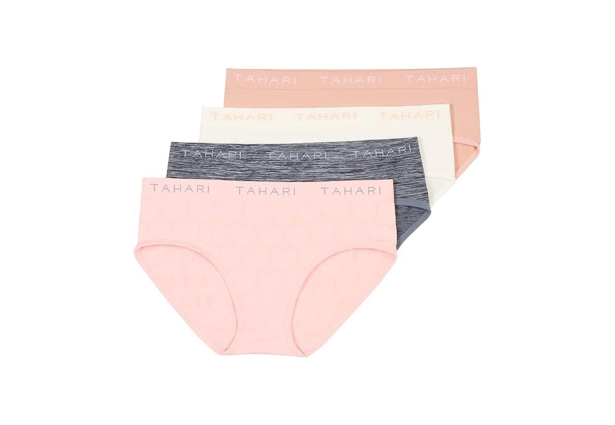 Click here for Tahari Girls 4-Pack Seamless Solid Color Hipsters... prices