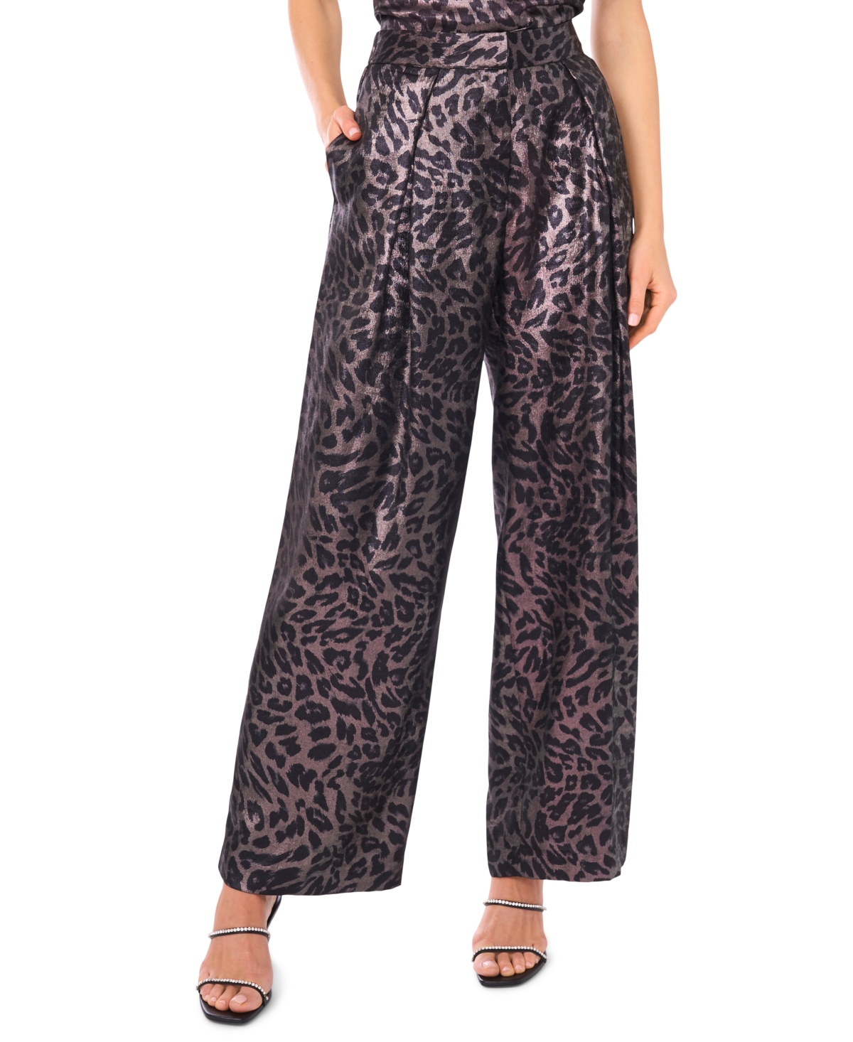 Click here for Vince Camuto Womens Wide Leg Wide Pants - Rich Bla... prices