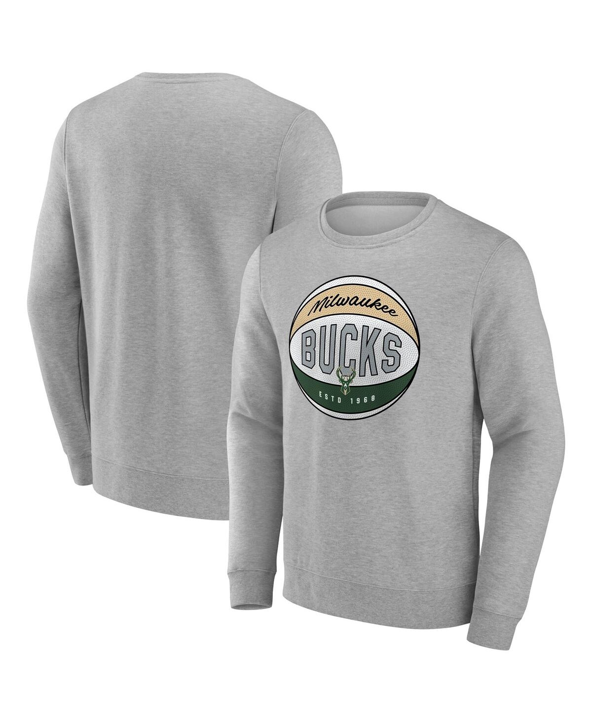 Click here for Fanatics Mens Gray Milwaukee Bucks True Classics H... prices
