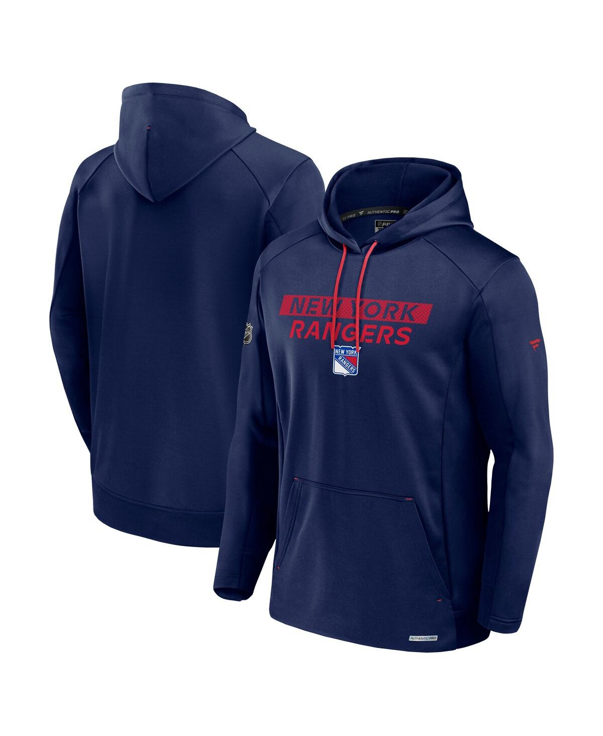 Click here for Fanatics Mens Blue New York Rangers Pro Rink Fleec... prices