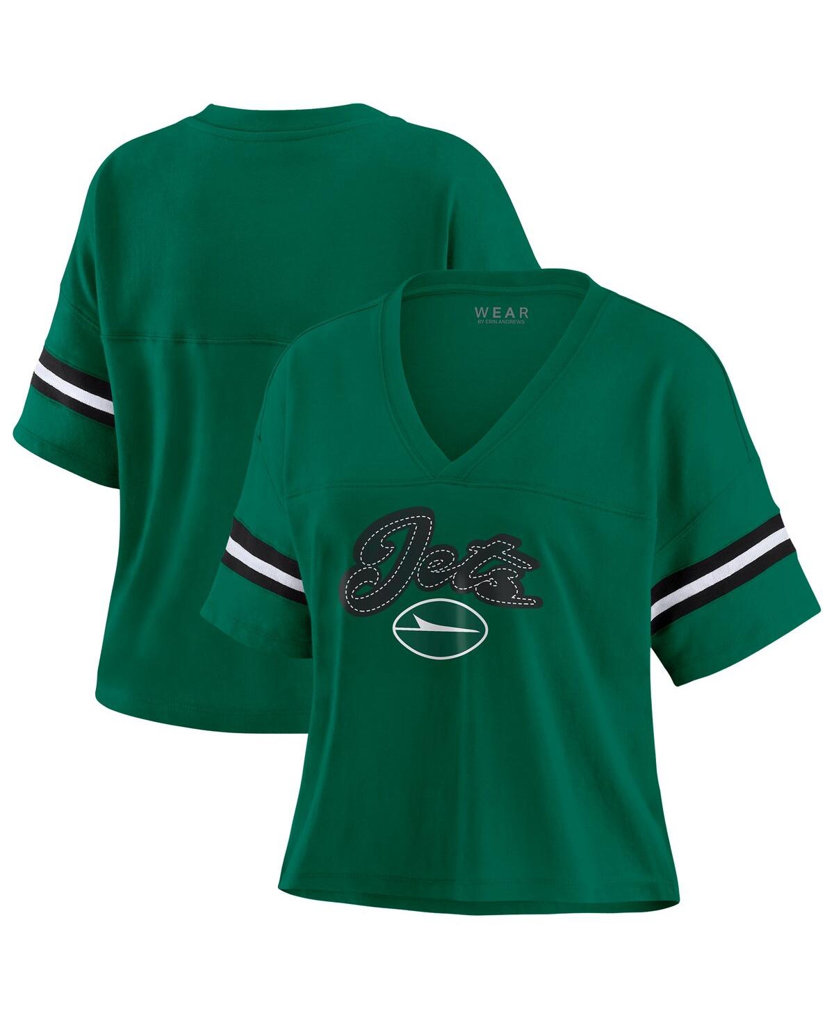 Click here for Wear by Erin Andrews Womens Green/White New York J... prices