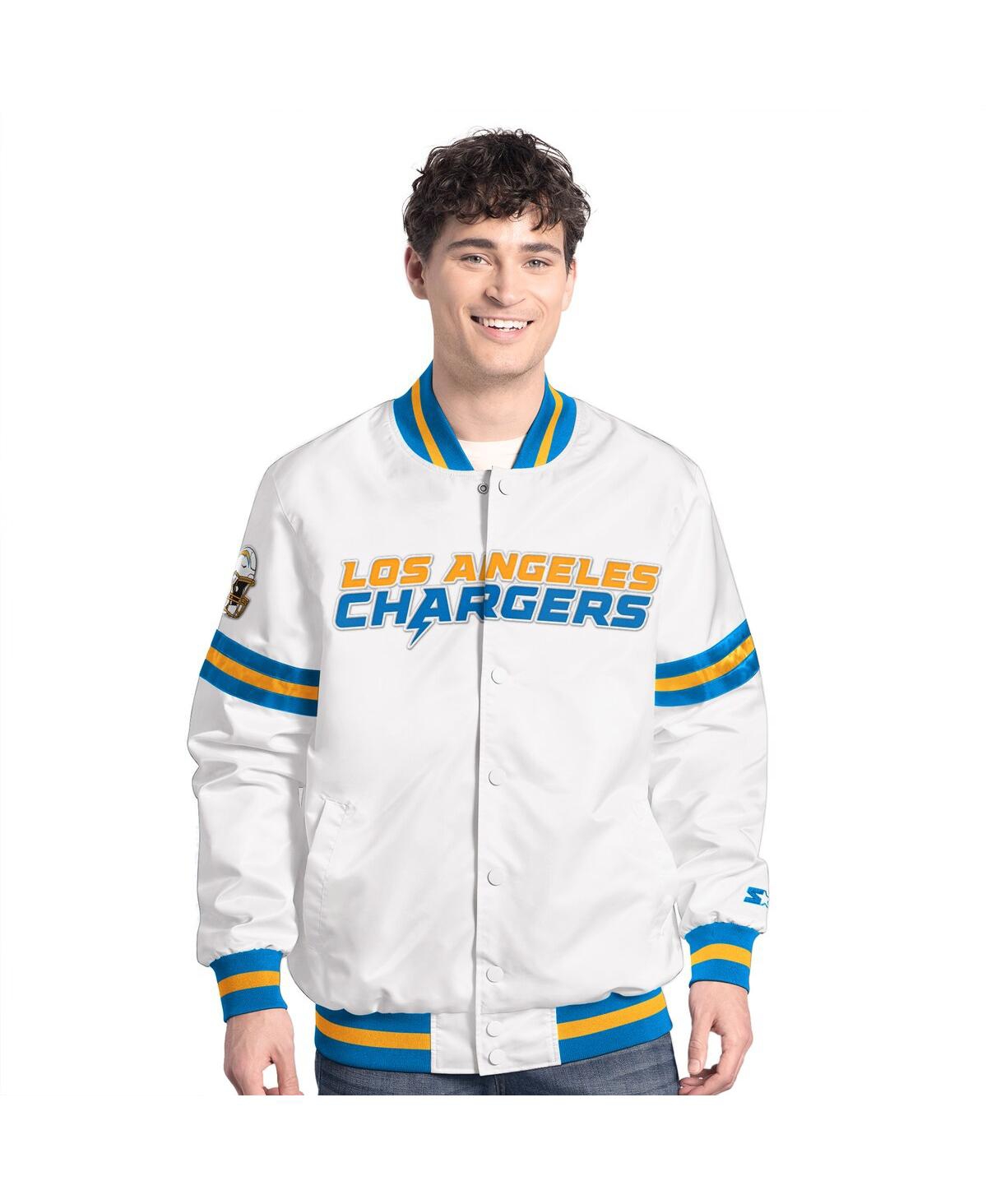 Click here for Starter Mens White Los Angeles Chargers Scout Full... prices