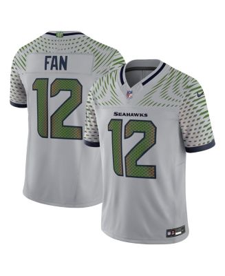Nike Men's 12s Wolf Gray Seattle Seahawks 2025 Rivalries Collection ...