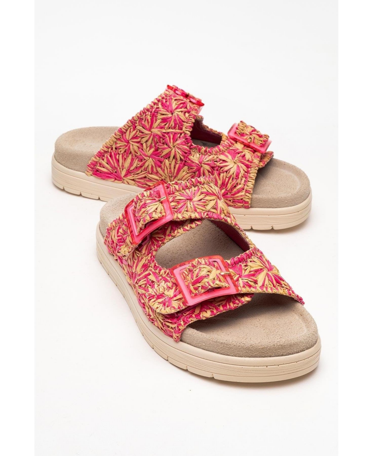 Click here for Forever & Always Shoes Milana Leather Double Strap... prices