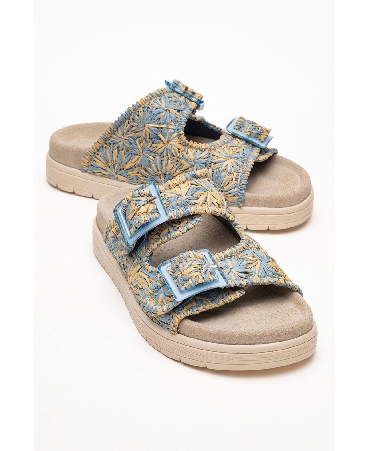 Click here for Forever & Always Shoes Milana Leather Double Strap... prices