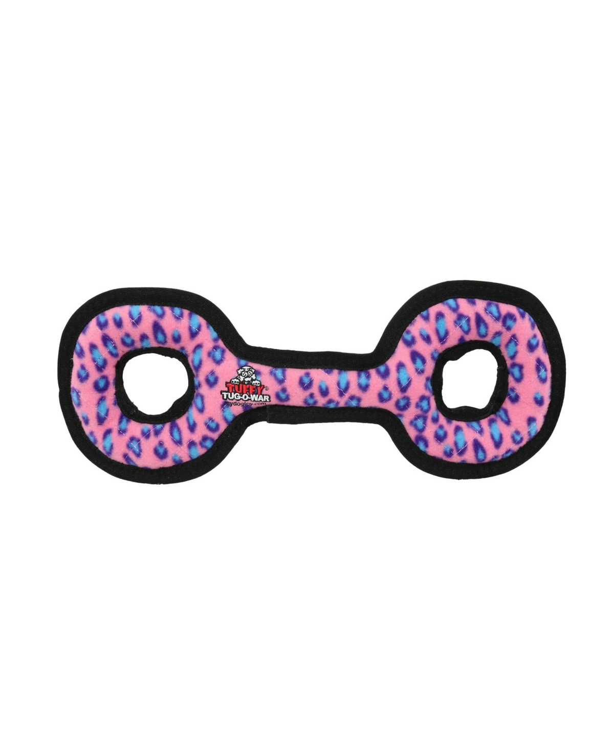 Click here for Tuffy Medium Tug-o-War Pink Leopard  Durable Plush... prices
