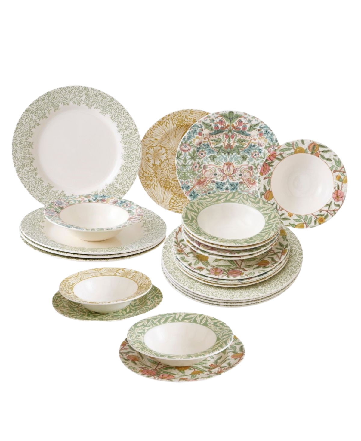 Click here for Spode Morris & Co. 24-Pc. Dinnerware Set  Service... prices