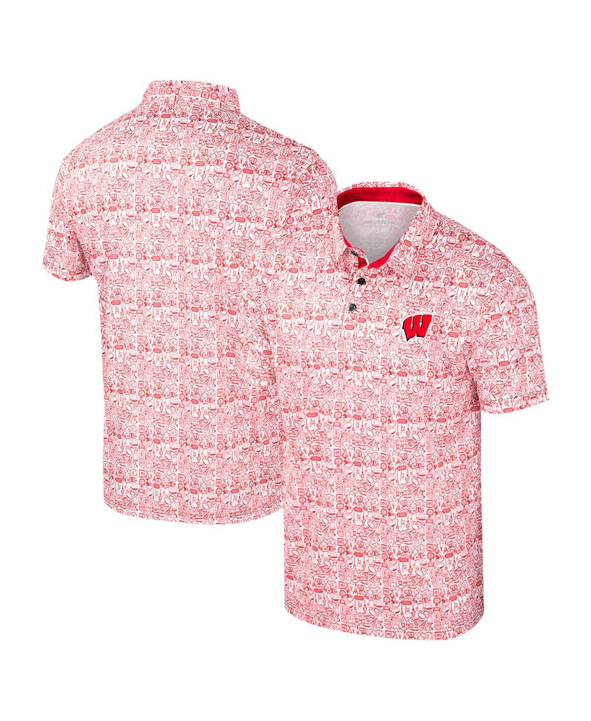 Click here for Colosseum Mens Red Wisconsin Badgers Its Time Allo... prices