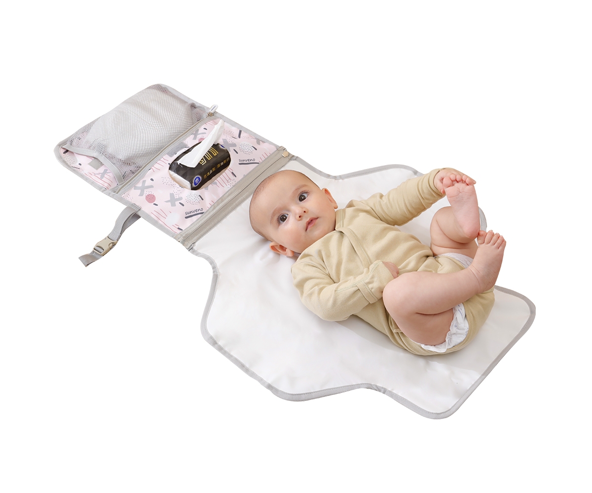 Click here for Sunveno Fold Up Baby Changing Pad - Light Pink prices