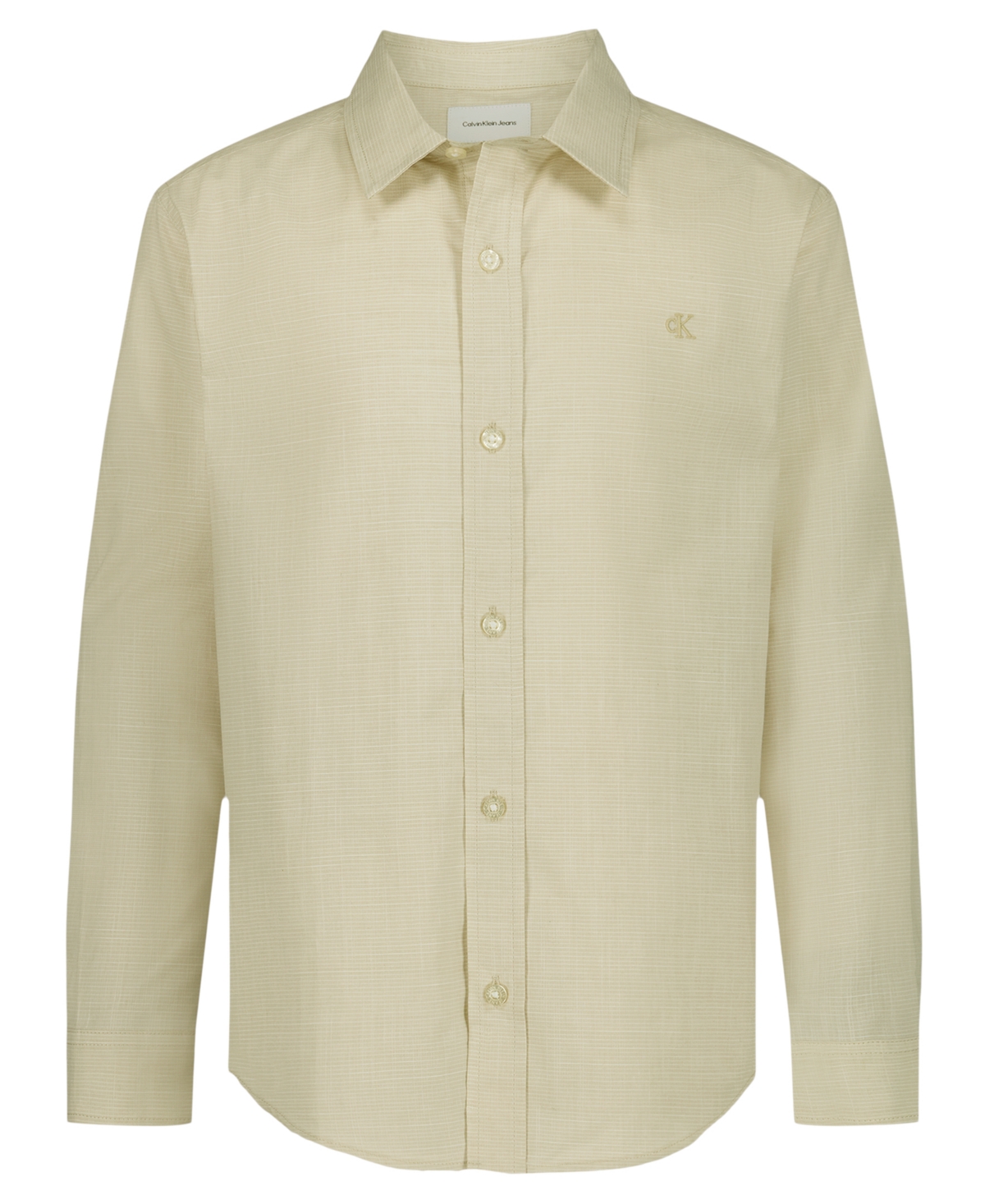 Click here for Calvin Klein Boys 8-18 Textured Long Sleeve Shirt... prices