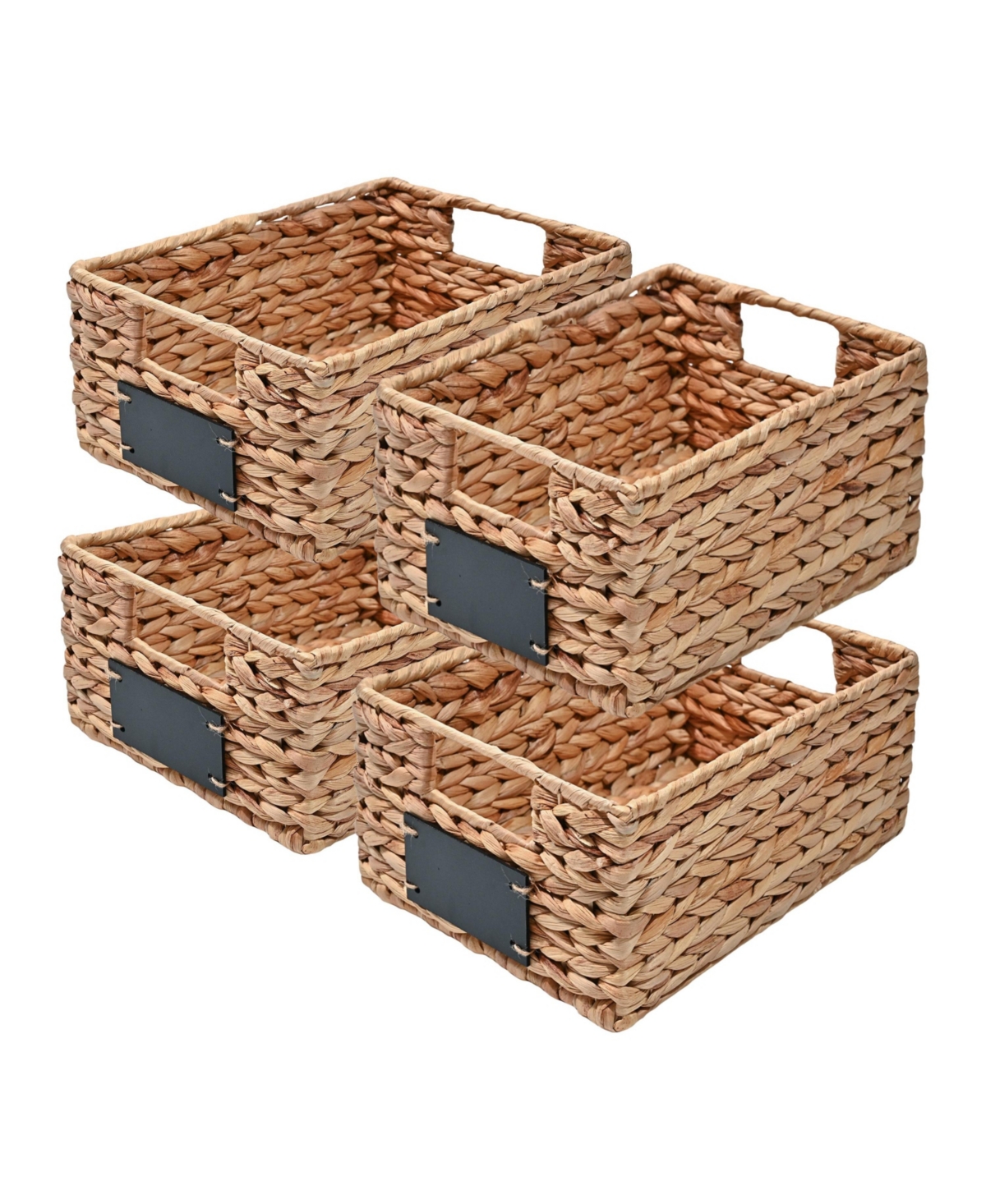 Click here for 12" Hand-Woven Hyacinth Pantry Baskets with C... prices