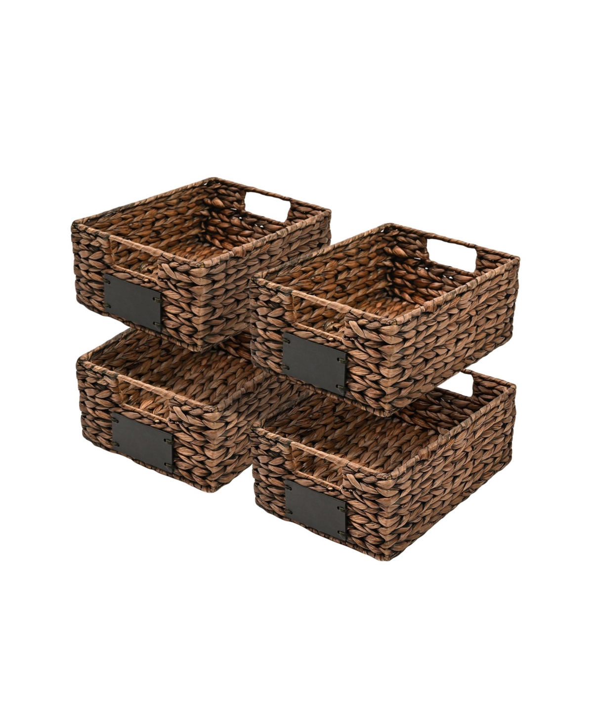 Click here for 12" Hand-Woven Hyacinth Pantry Baskets with C... prices