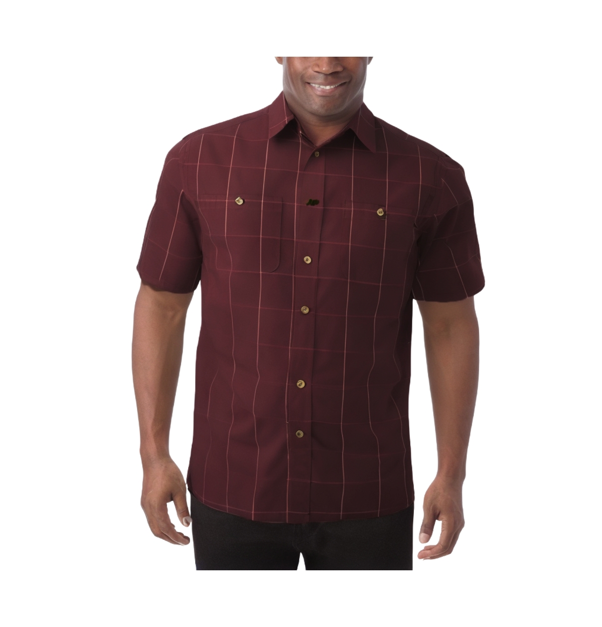 Click here for KingSize Big & Tall Check Short-Sleeve Sport Shirt... prices