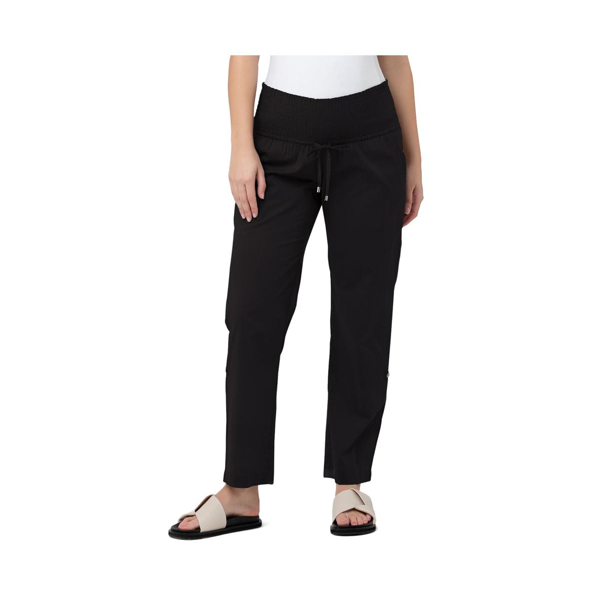 Click here for Ripe Maternity Maternity Philly Cotton Pant - Blac... prices