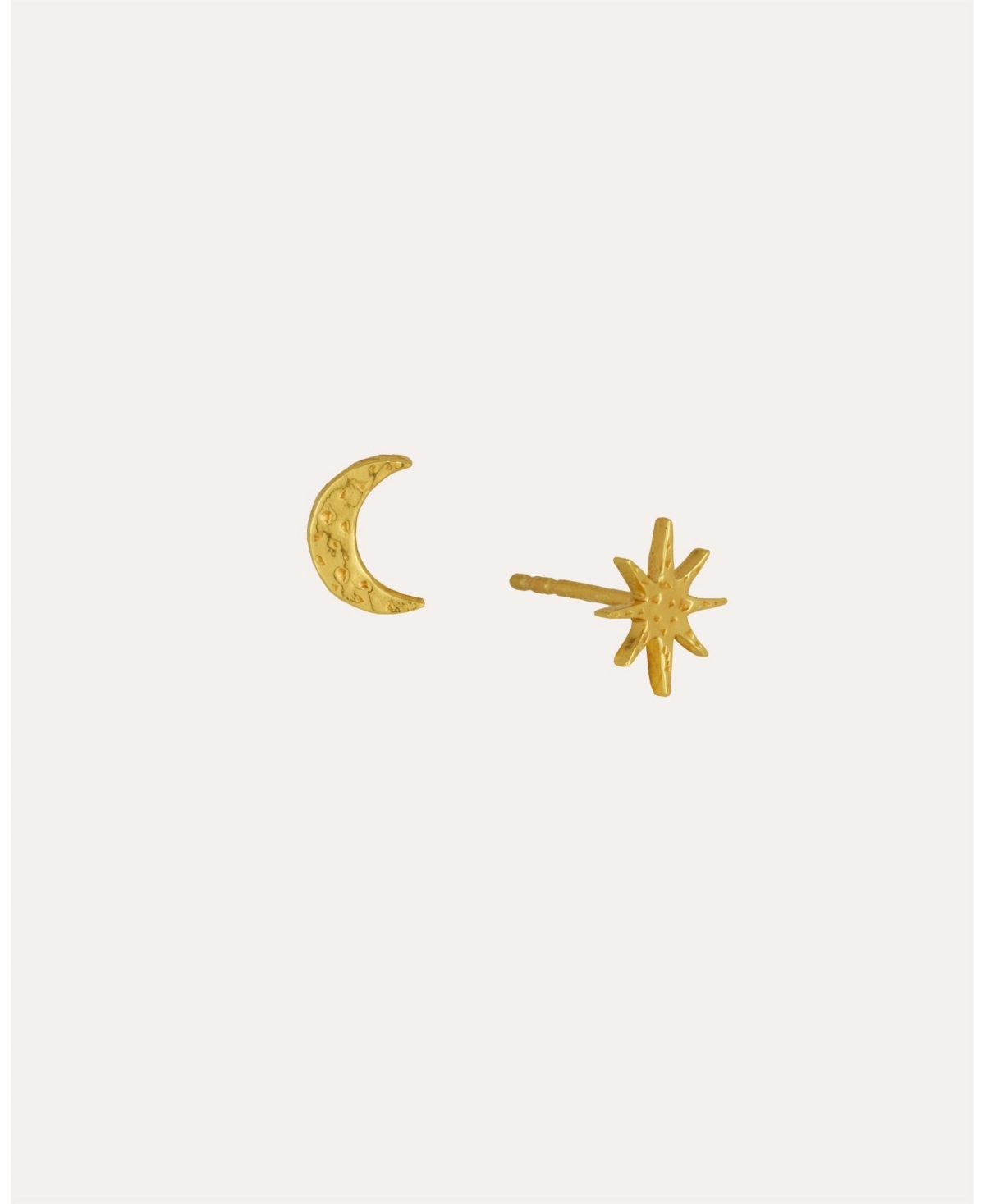 Click here for Ottoman Hands Moon and Star Studs - Gold prices