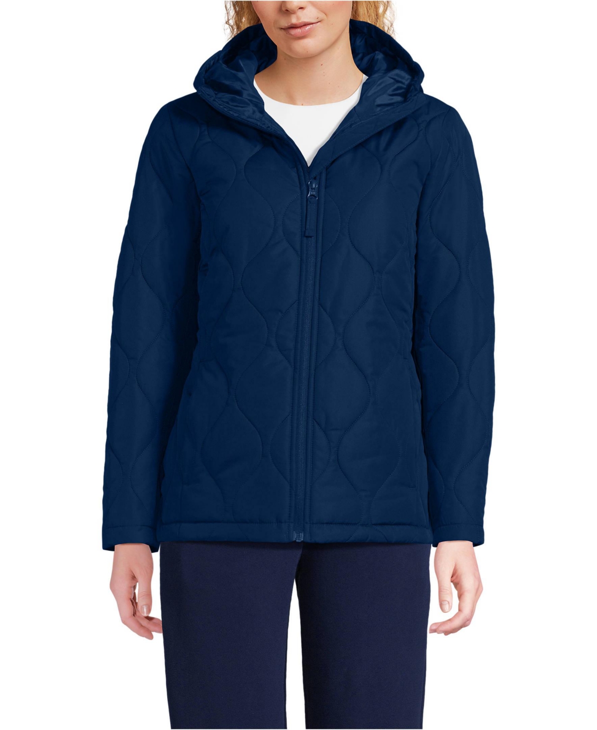 Click here for Lands End Womens FeatherFree Onion Quilted Insulat... prices