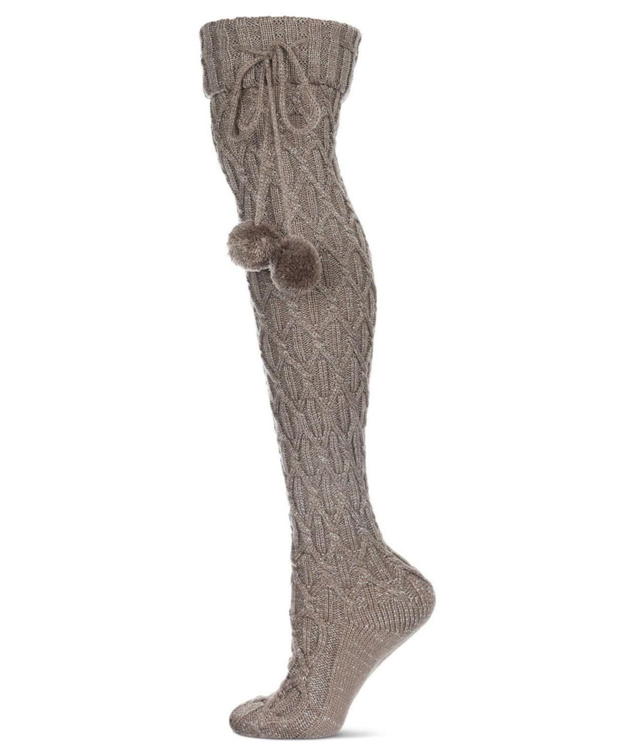 Click here for MeMoi Womens Interdiamond Chunky Knit Over The Kne... prices