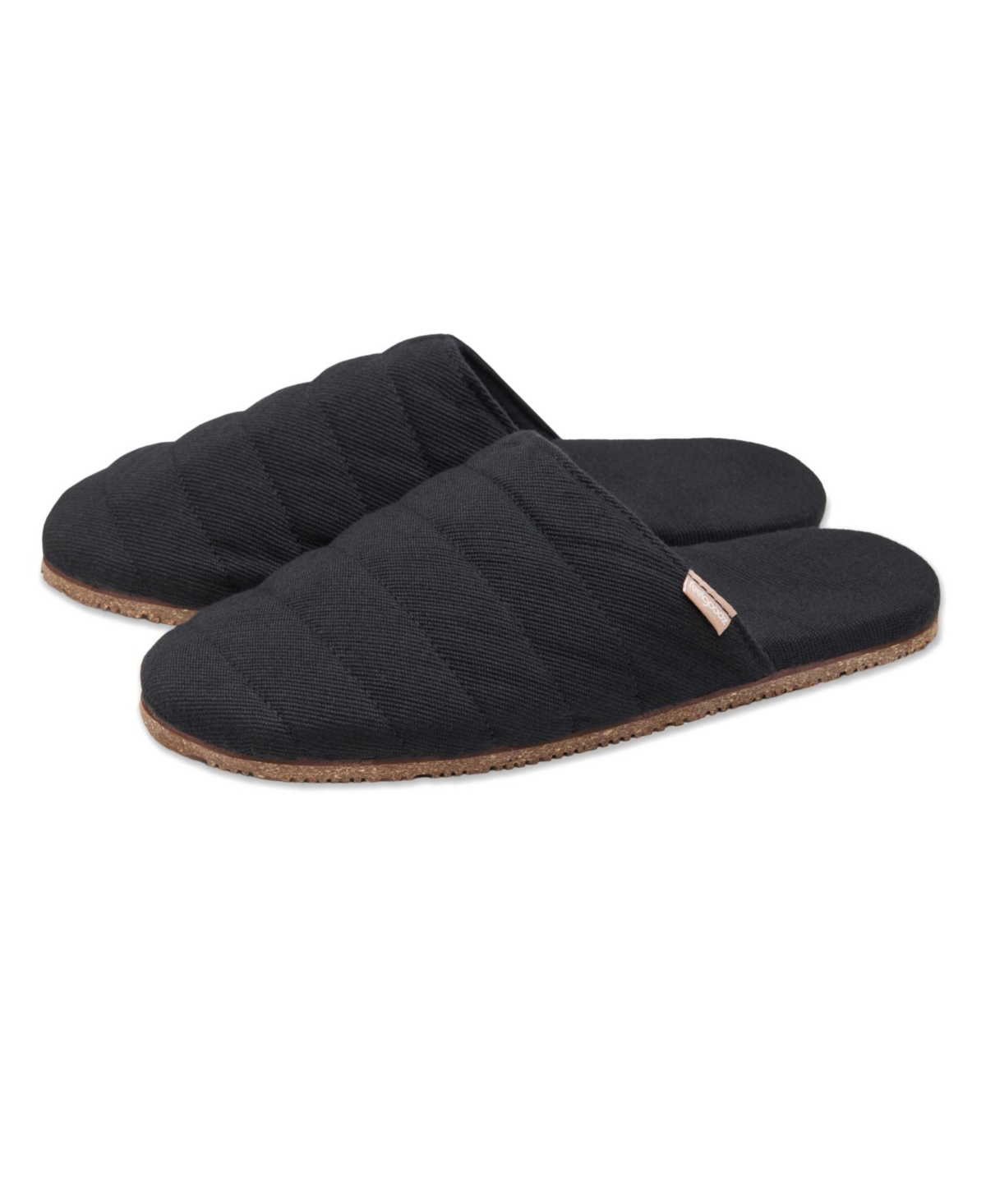 Click here for Womens Quilted Mule Slipper / House Shoes - Black... prices