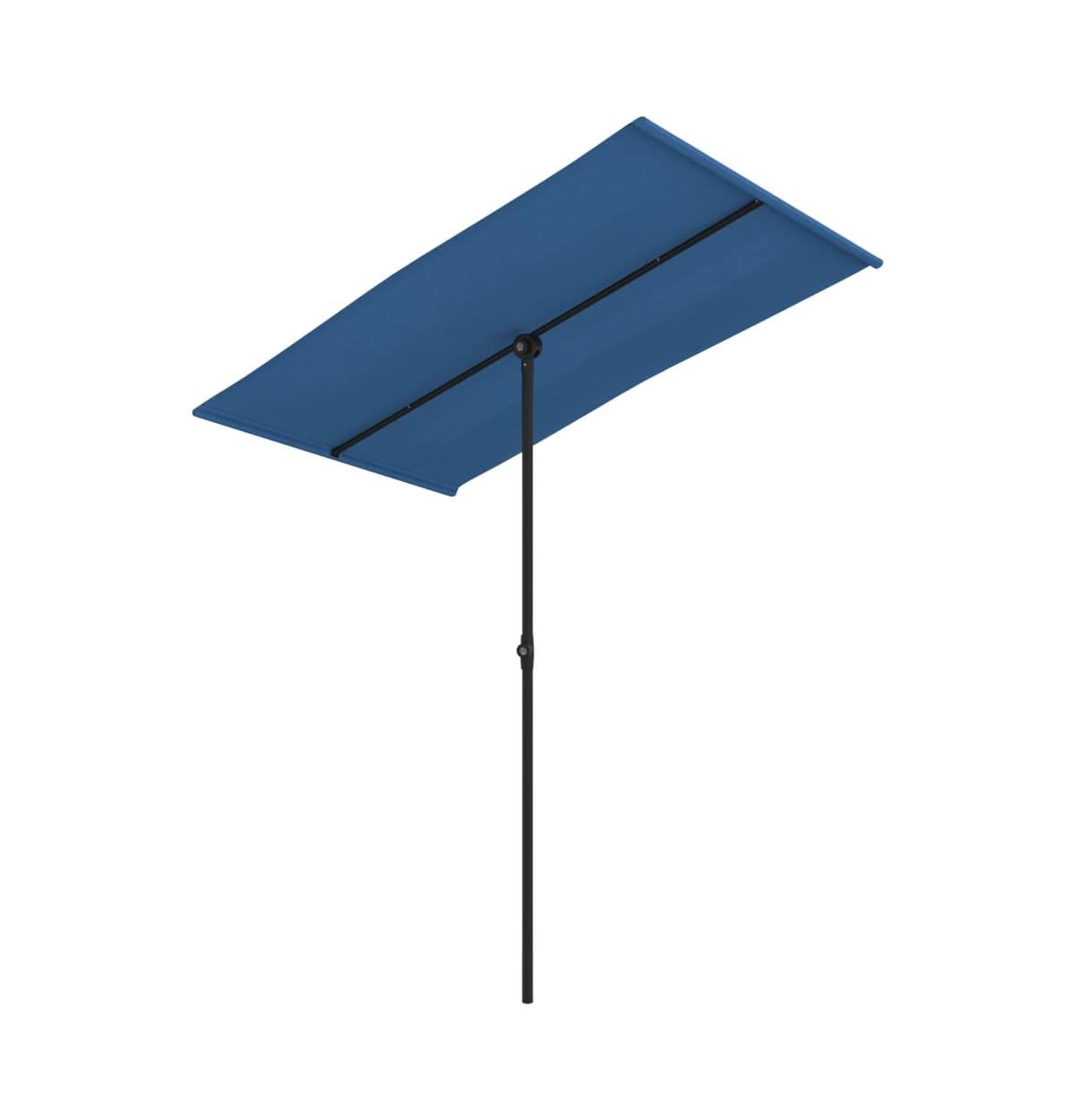 Click here for Garden Parasol Azure blue 100 polyester  aluminum... prices