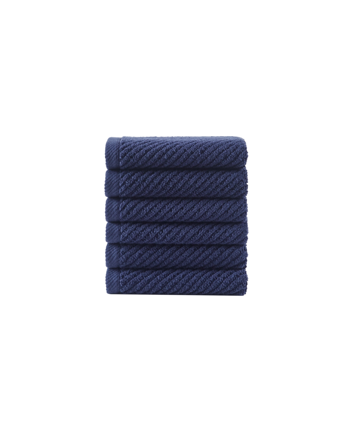 Click here for Madison Park Diagonal Ribbed Cotton 6-Pc. Washclot... prices