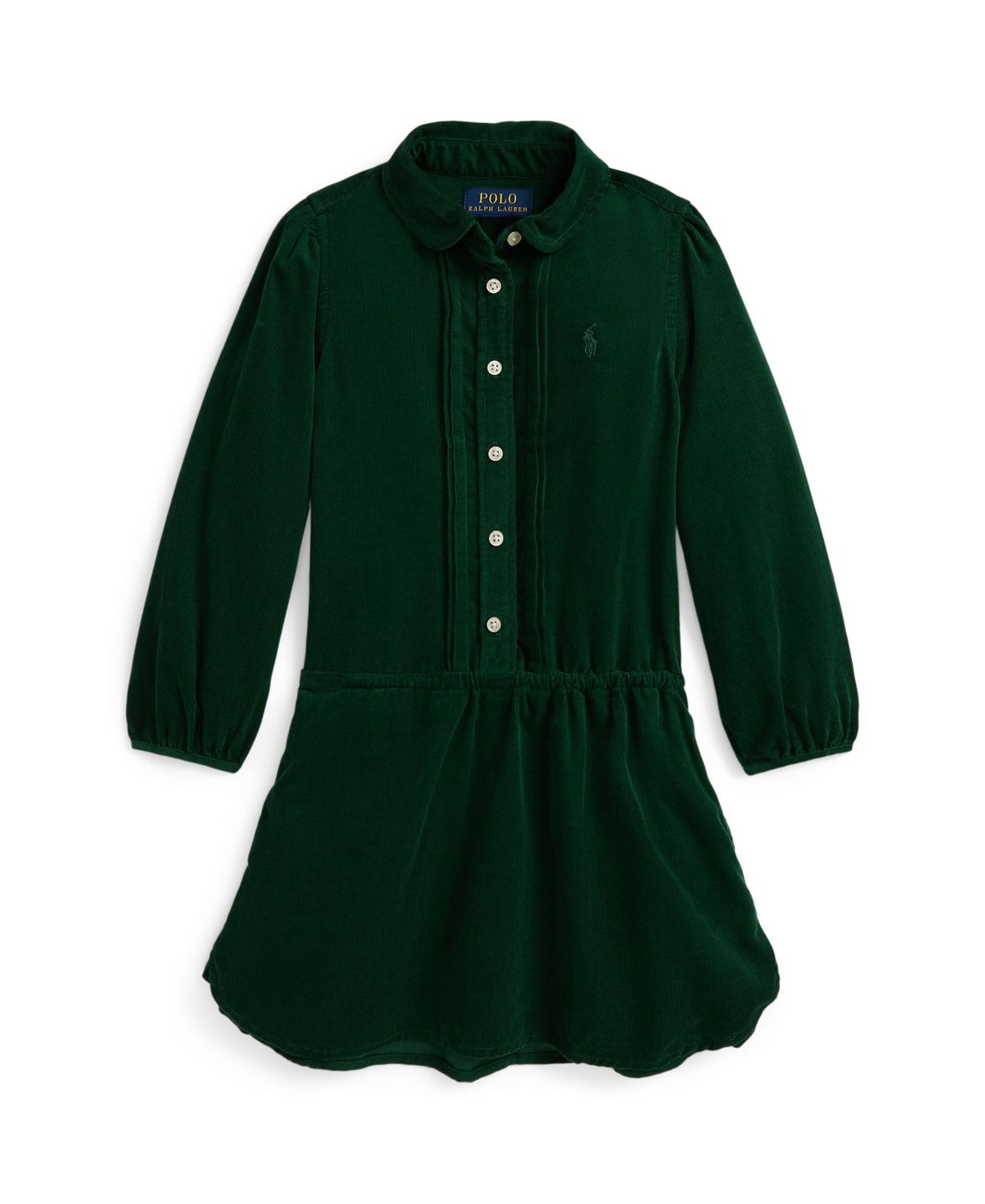 Click here for Polo Ralph Lauren Girls 2T-6X Pintucked Long Sleev... prices