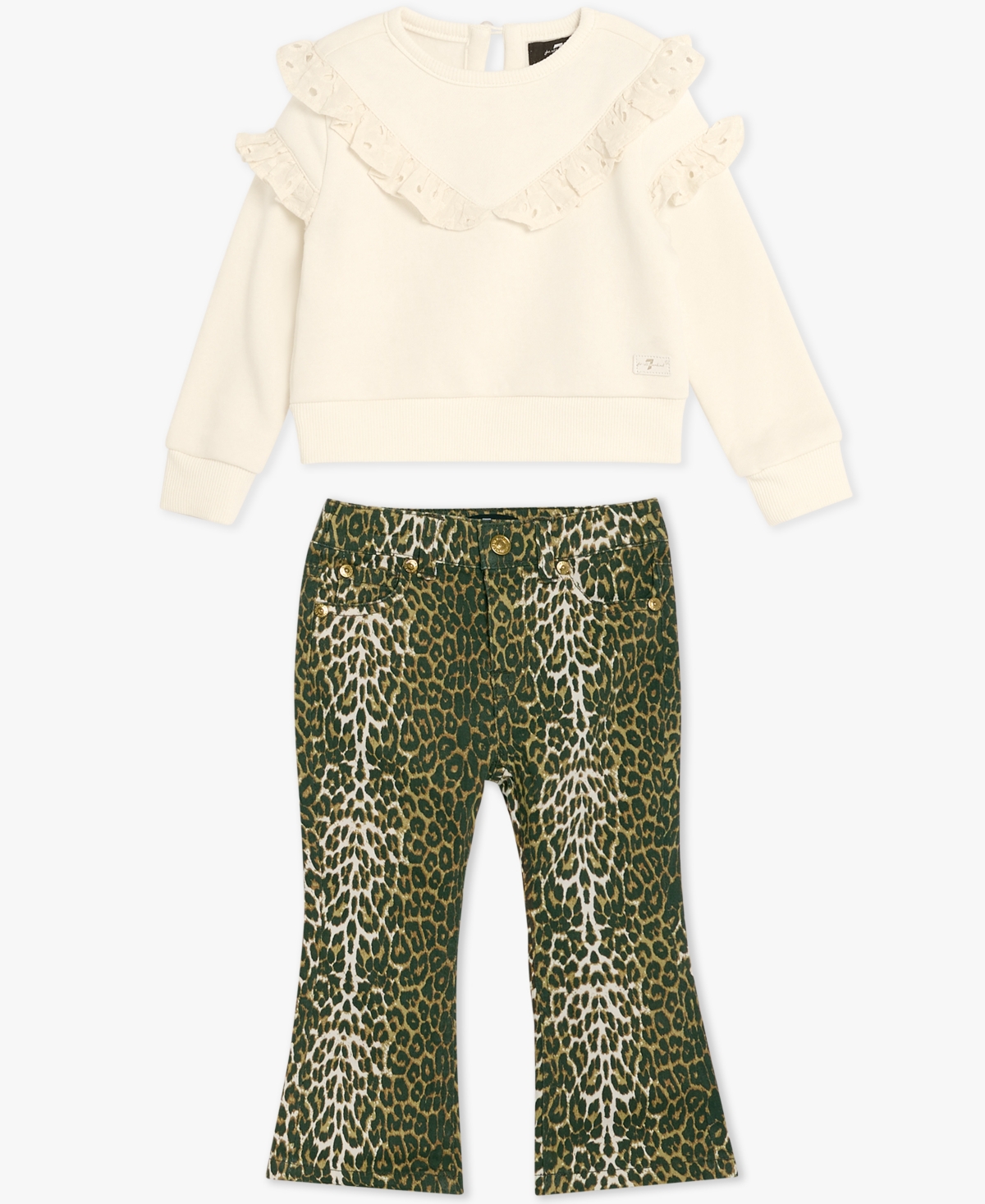 Click here for 7 For All Mankind Baby Girls 2-Piece Top and Pants... prices