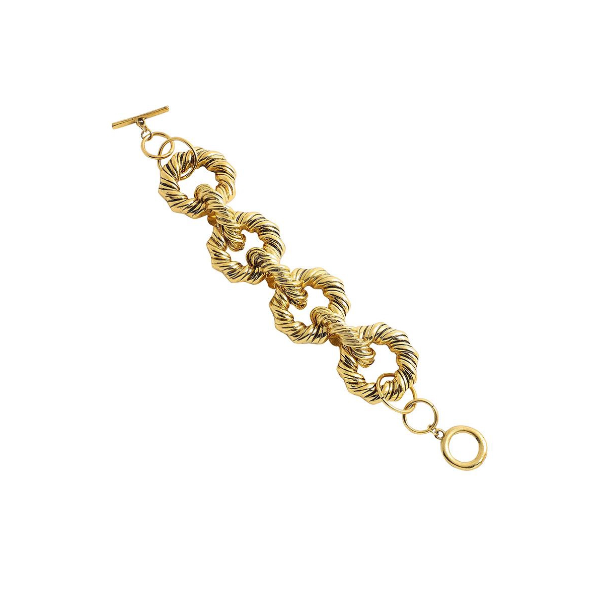 Click here for Sohi Chainlink Chain Bracelet - Gold prices