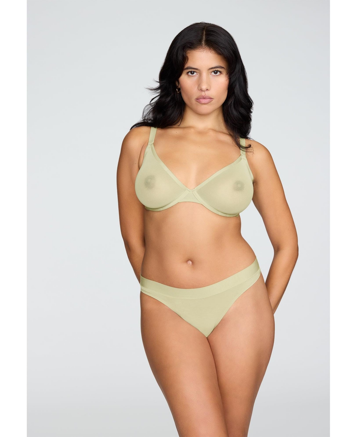 Click here for Cuup Womens The Thong - Mesh - Meadow prices