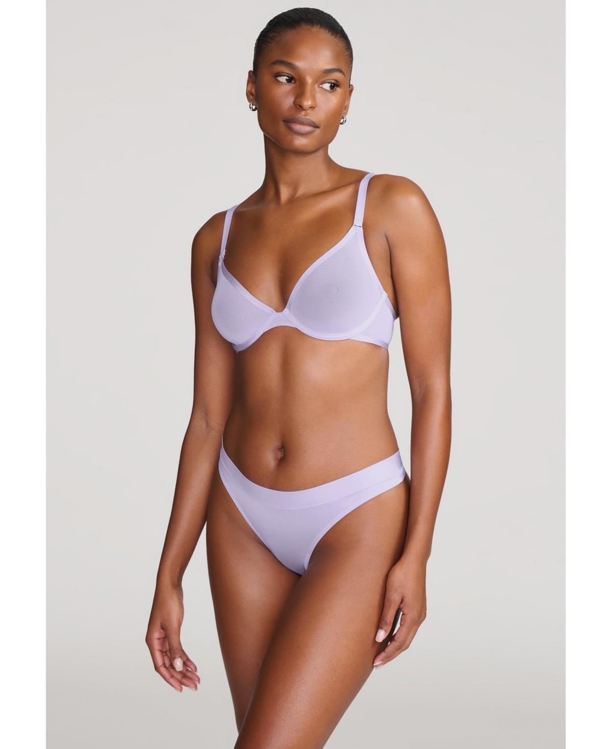 Click here for Cuup Womens The Thong - Mesh - Lilac prices