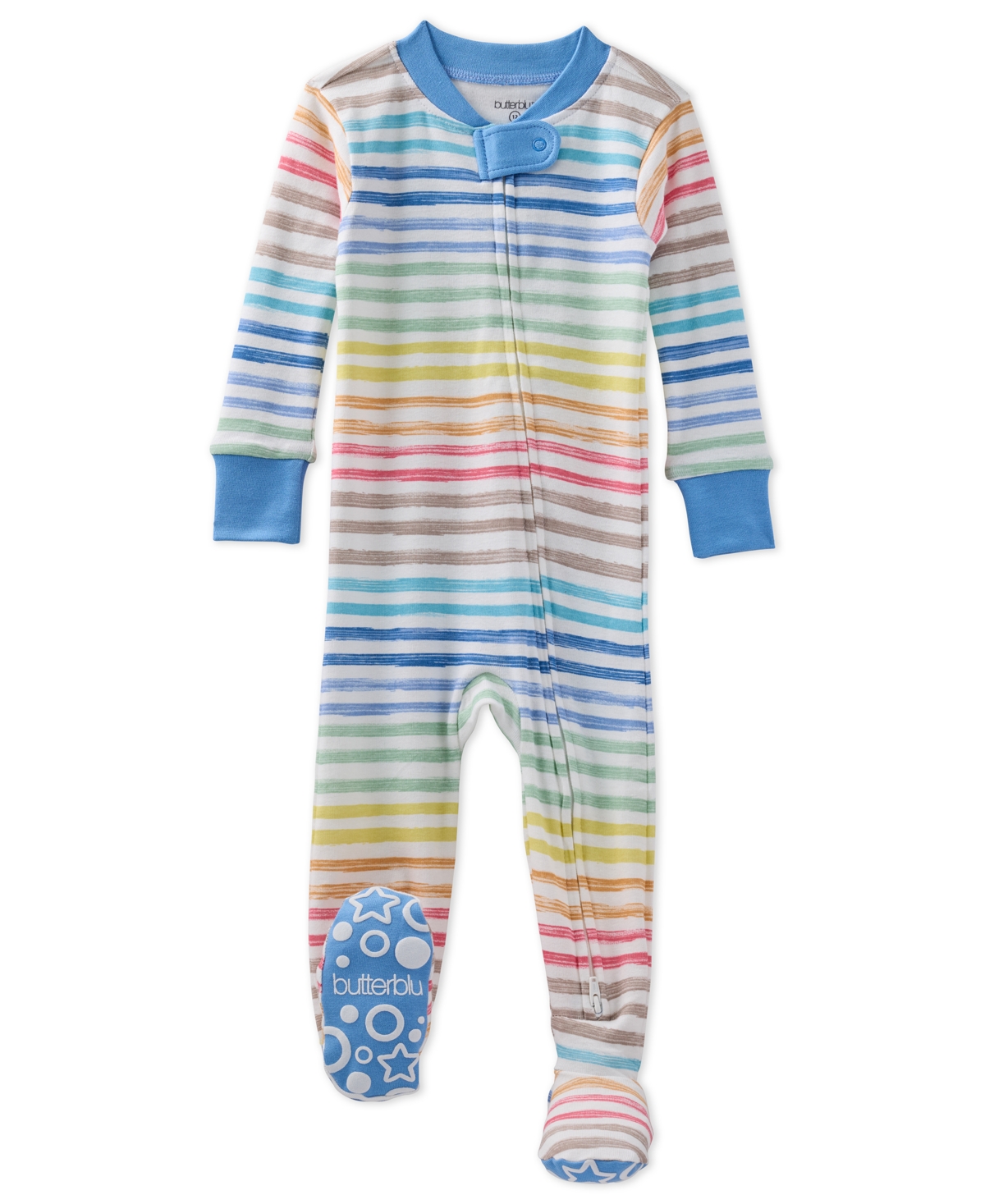 Click here for butterblu Baby Boys Cruz Cotton Snug-Fit Footed Pa... prices