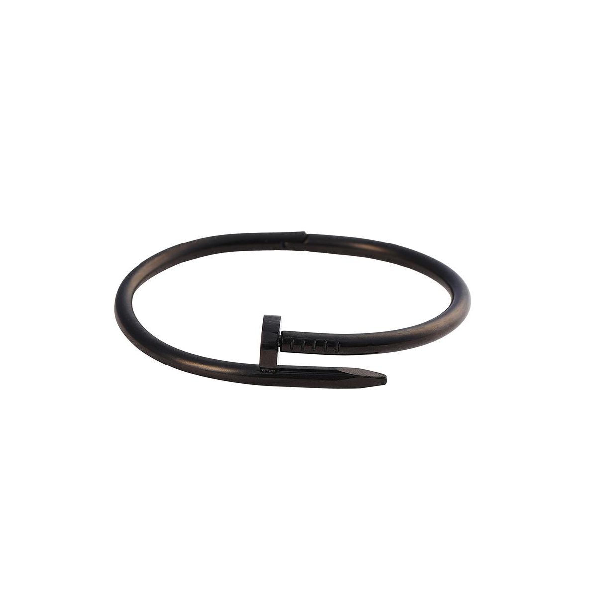 Click here for Sohi Womens The Screw Bangle Bracelet - Black prices